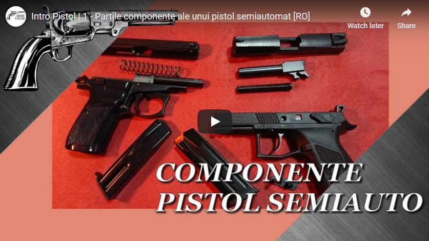 Intro Pistol | 1 – Partile componente ale unui pistol semiautomat ...
