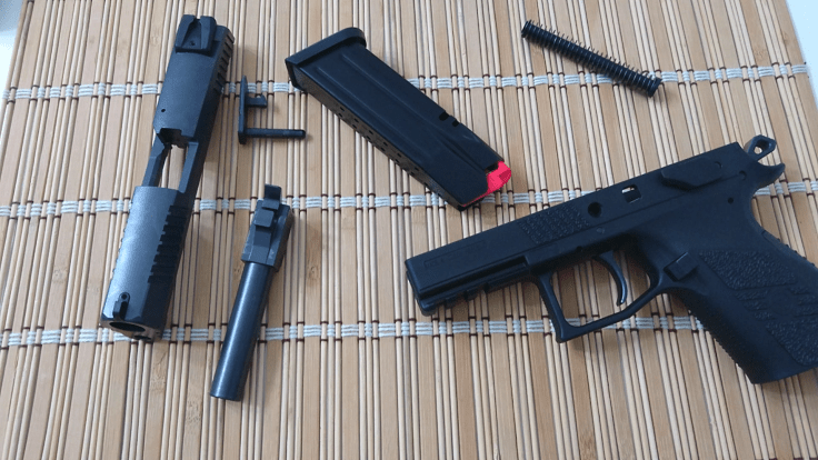 Intro Pistol | 4 – Principii functionare: Straight Blowback vs. Short ...