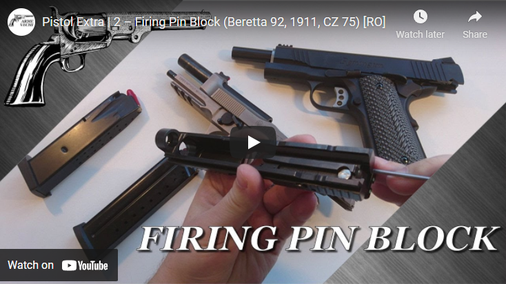 Pistol Extra | 2 – Rolul si Actiunea componentei: Firing Pin Block ...