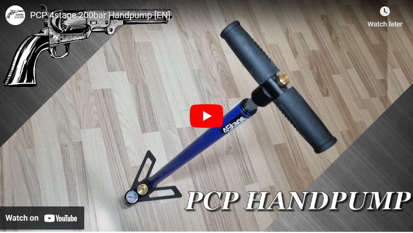 PCP 200bar hand pump – arme vechi